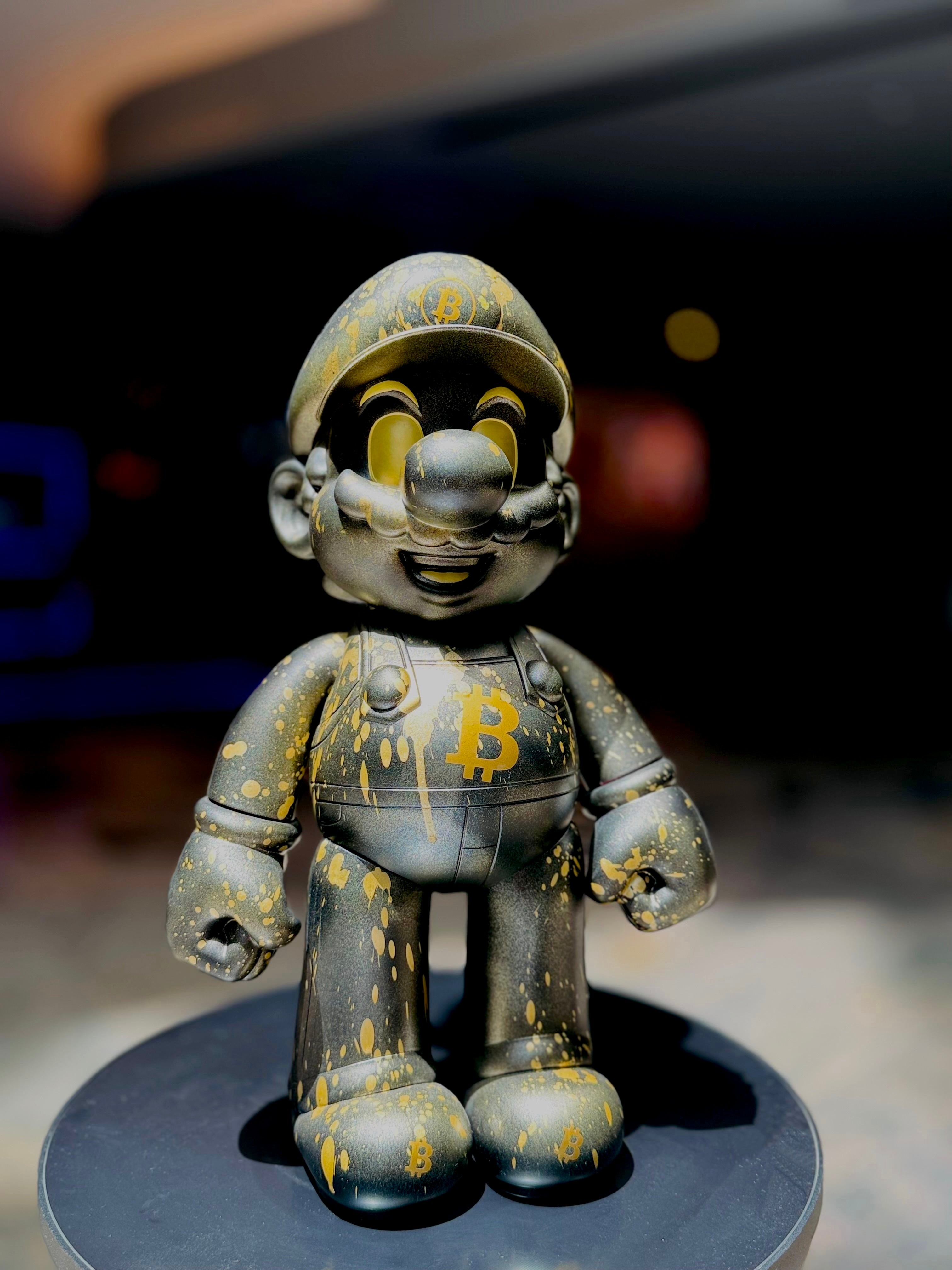 MHS - Black Mario, B Coin Tribute 2025 – 7 ART STORE USA